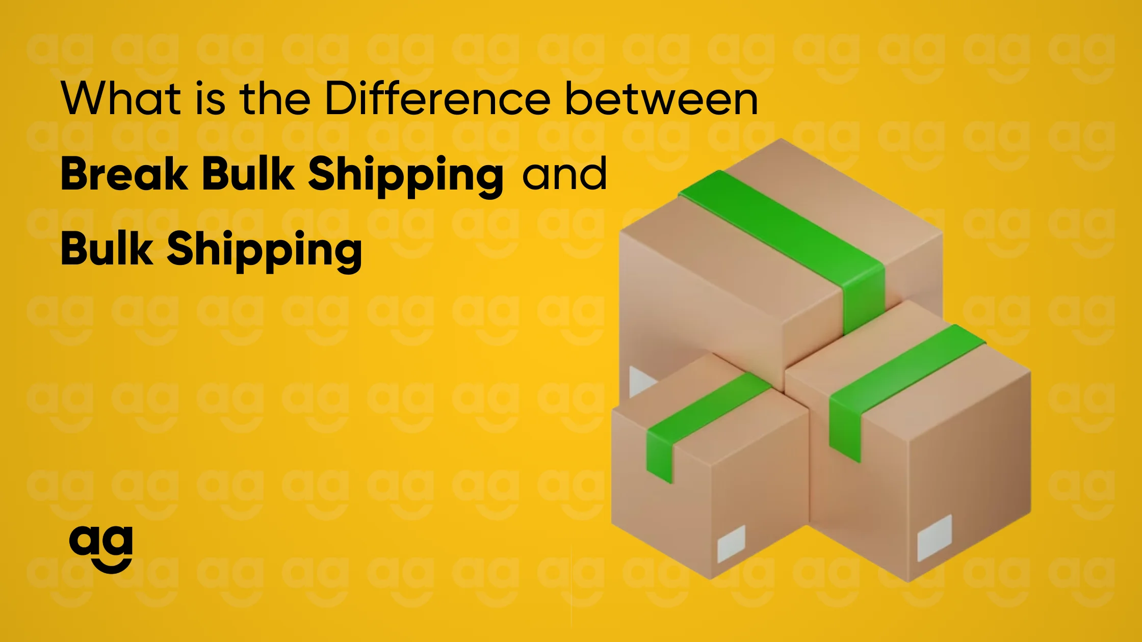What Is the Difference between Break Bulk Shipping and Bulk Shipping?